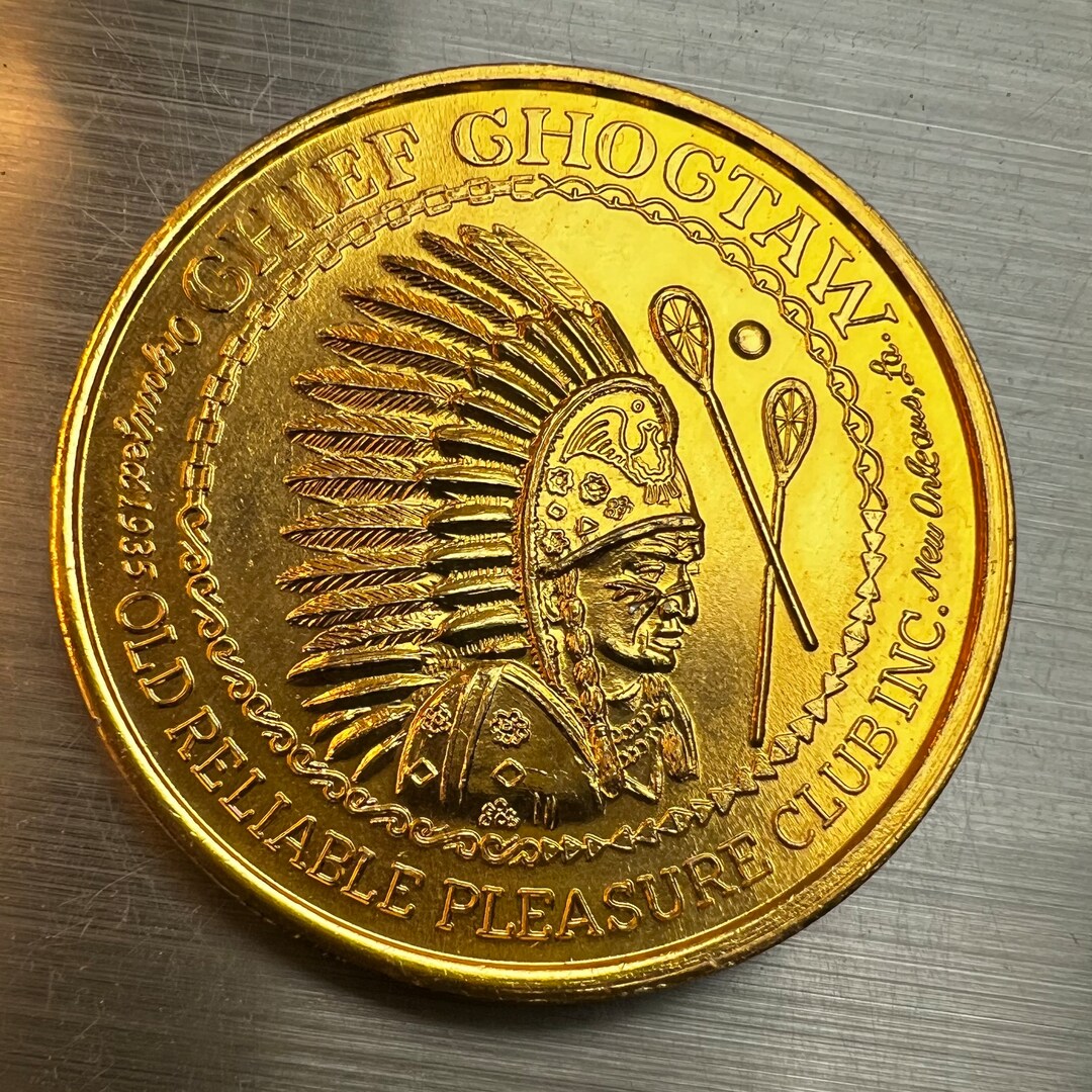 Beautiful 1969 Chief Choctaw Mardi Gras Doubloon “when You Wish Upon a ...