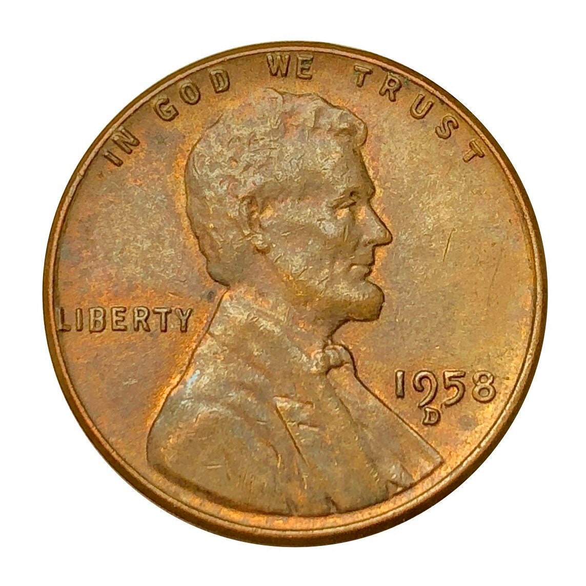1958 D Wheat Penny Tilted RPM + DDO With Weak Colorful Reverse - Etsy