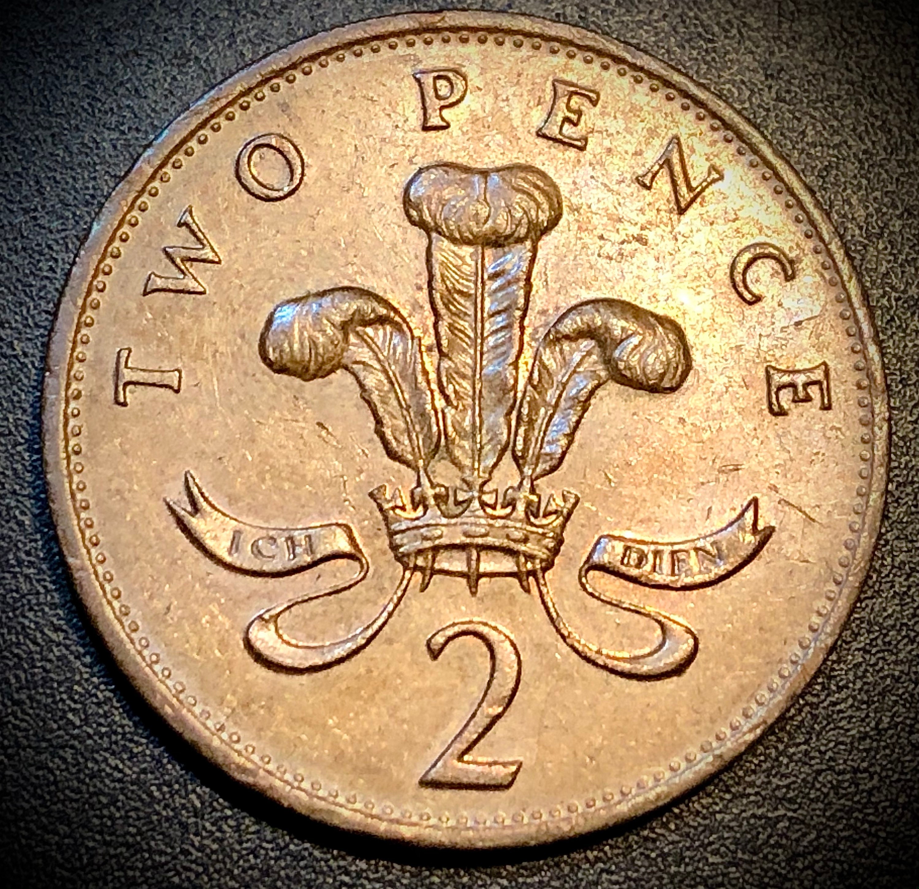 BEAUTIFUL 1990 Elizabeth II “two Pence “ United Kingdom Coin - Etsy