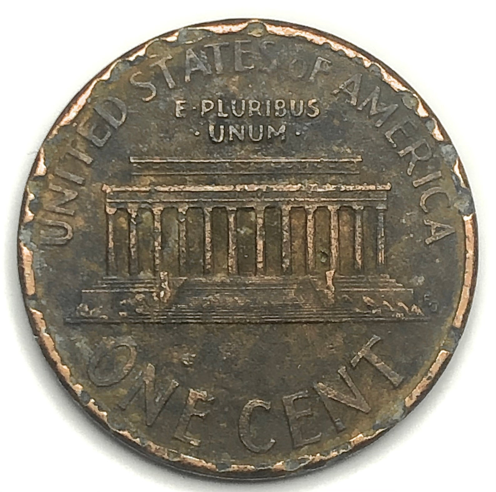 Amazing 1995 D Lincoln Penny Error! Super Dark Planchet & Rim Issues ...