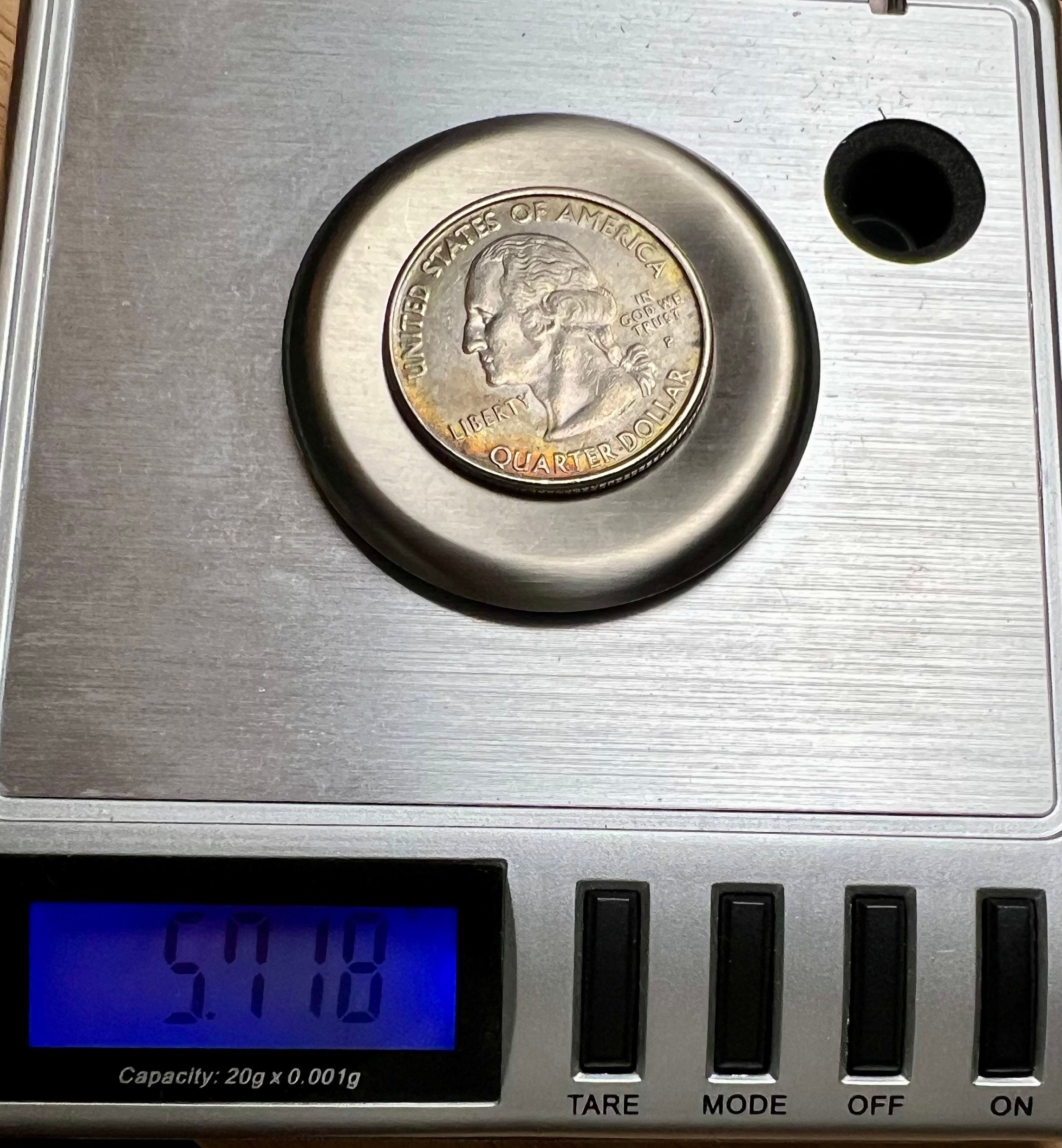 2001 P New York Quarter Rainbow Toned Rims & Slightly off - Etsy