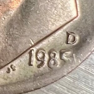 1985 D Weak Strike Roosevelt Dime Error Die Adjustment - Etsy