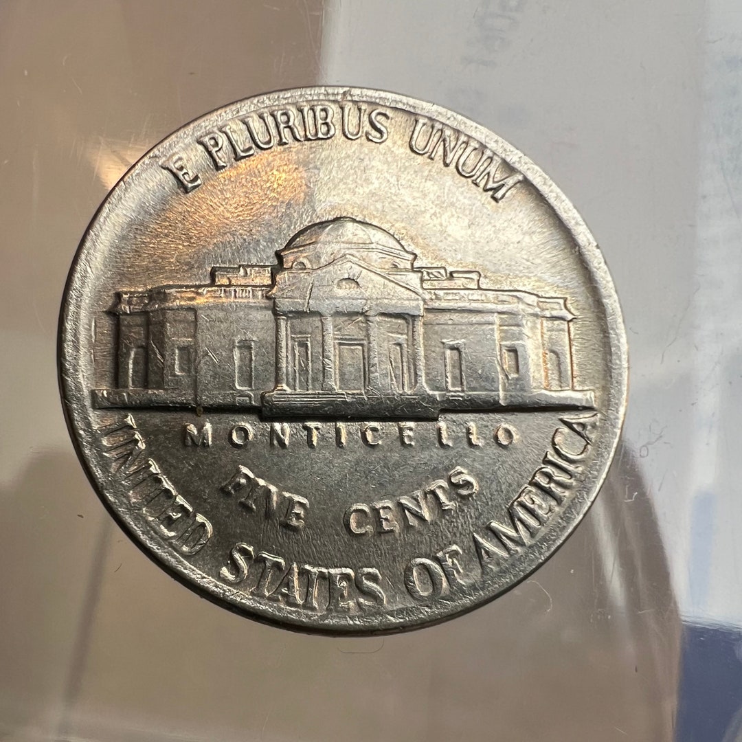 1985 P Off-centered Jefferson Nickel With Toning! - Etsy