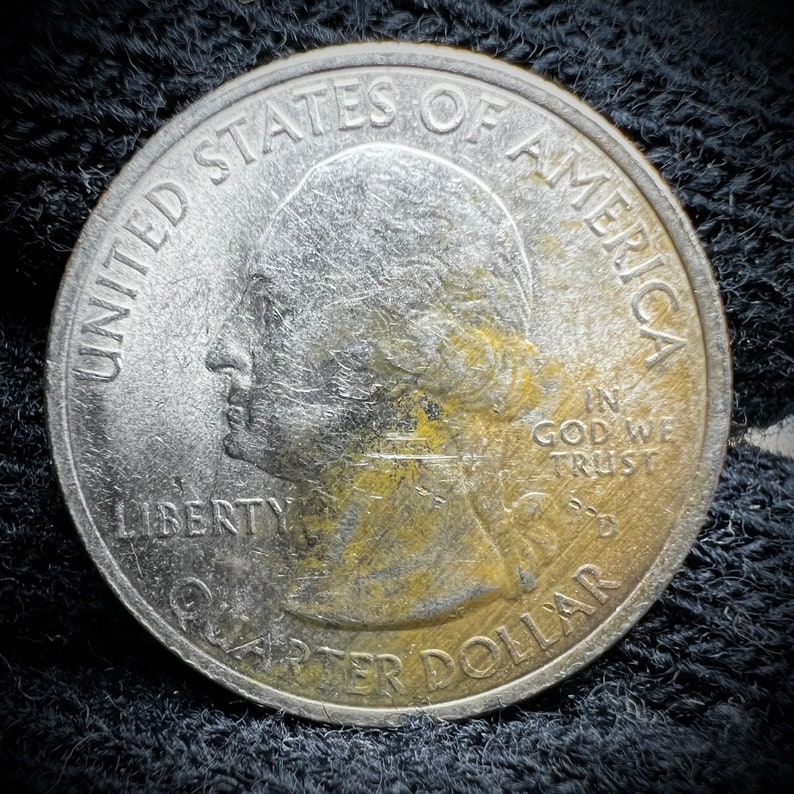 State Quarter Error Odd Color, Toning, Annealing - Etsy