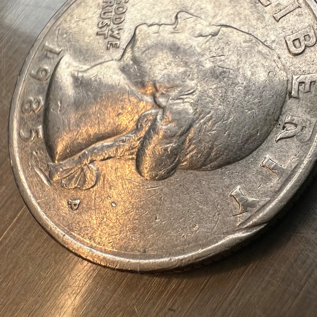 1985 P Washington Quarter With Strange Rim Issue - Etsy