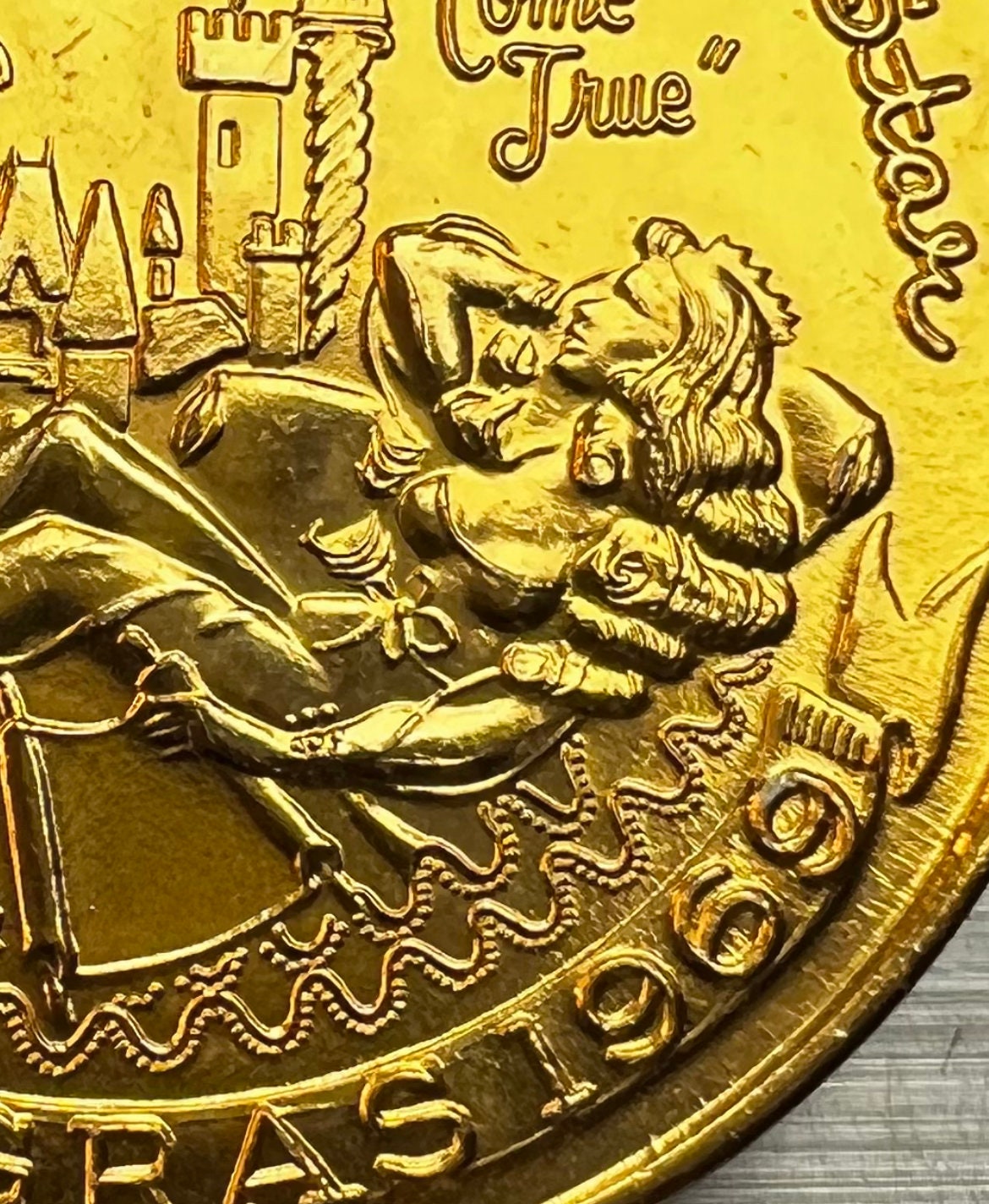 Beautiful 1969 Chief Choctaw Mardi Gras Doubloon “when You Wish Upon a ...