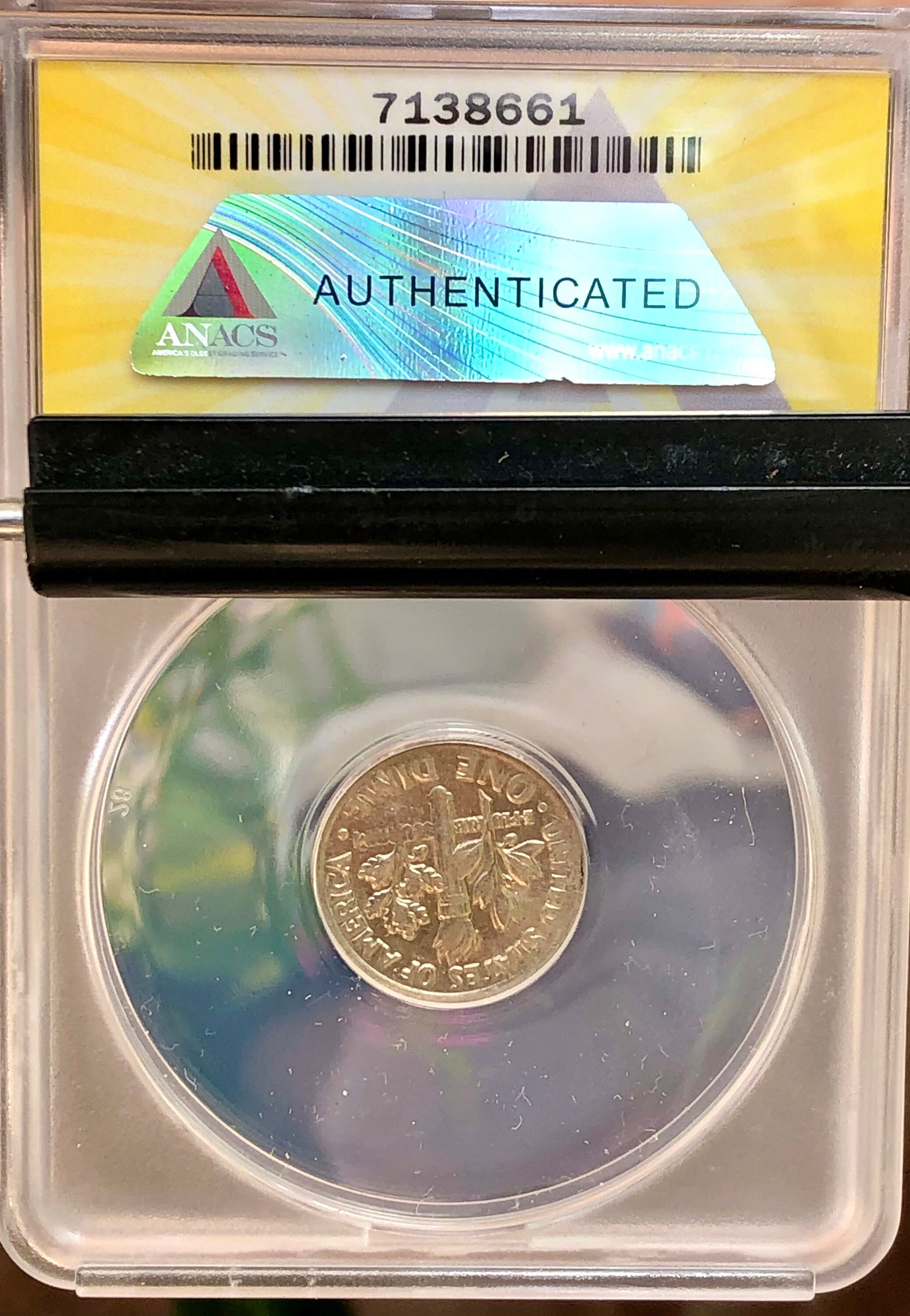 1985 D Die Adjustment “weak Strike” Roosevelt Dime Error - ANACS ...