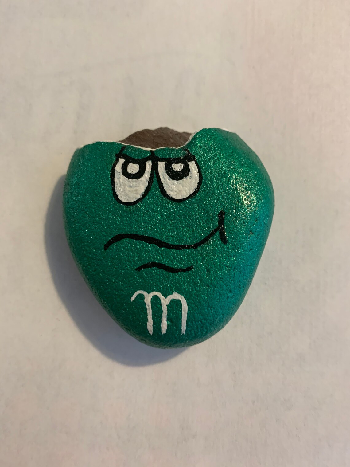 Handmade M&M Painted Rocks - Etsy