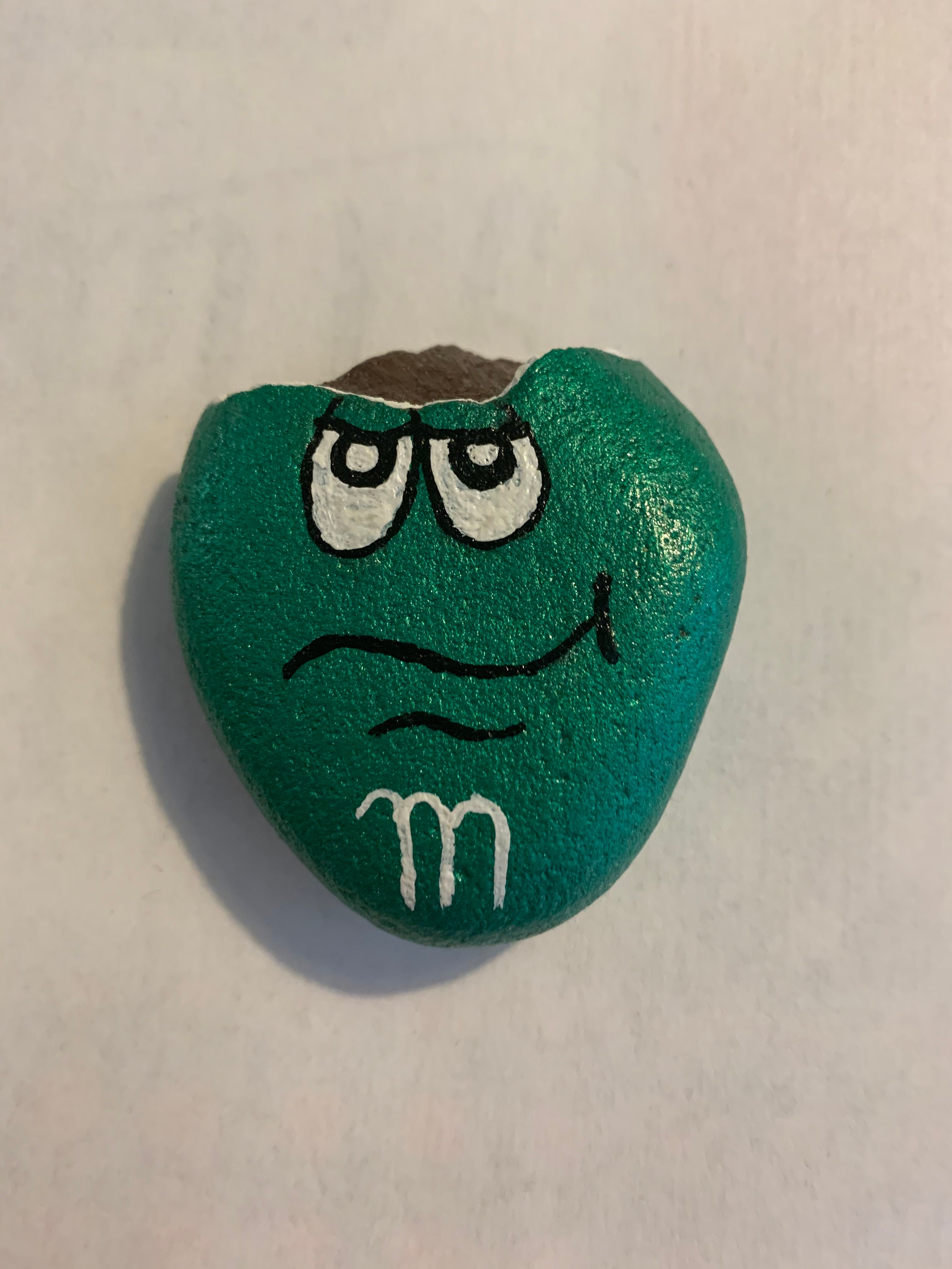 Handmade M&M Painted Rocks - Etsy