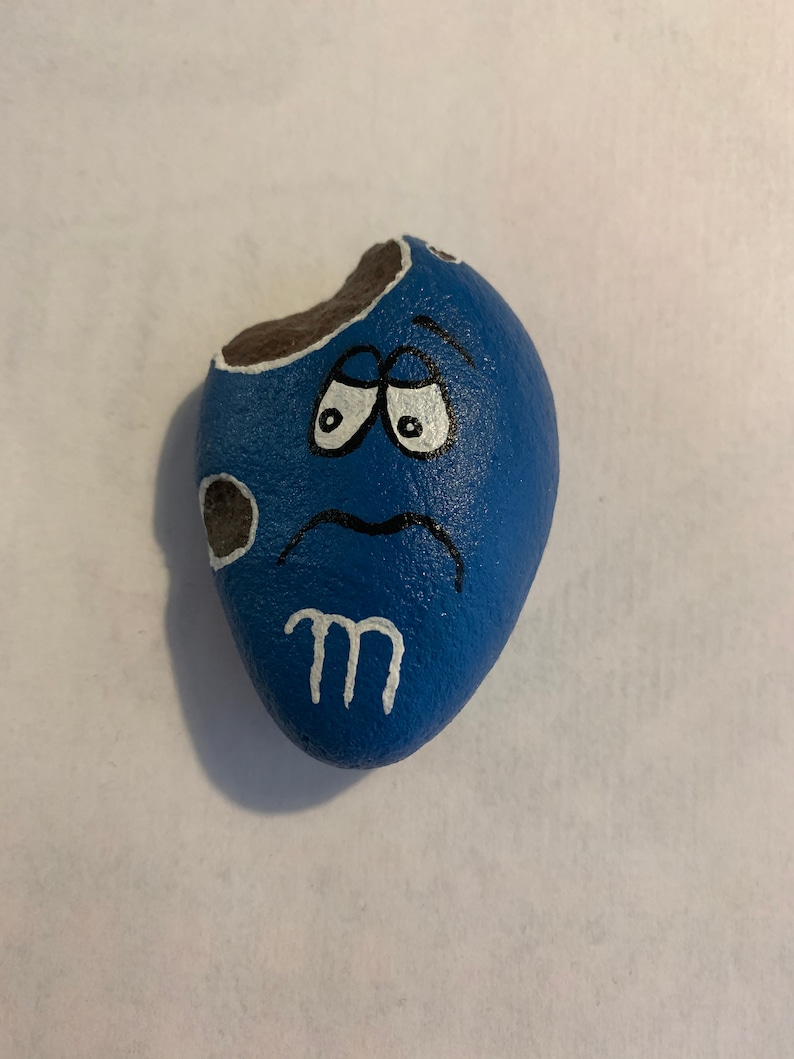 Handmade M&M Painted Rocks - Etsy
