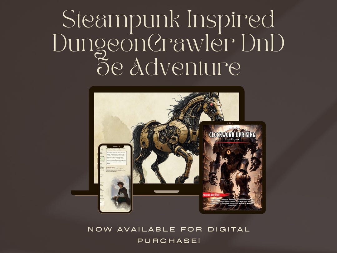 Clockwork Uprising | Dnd 5e Steampunk/mech-inspired Adventure PDF ...