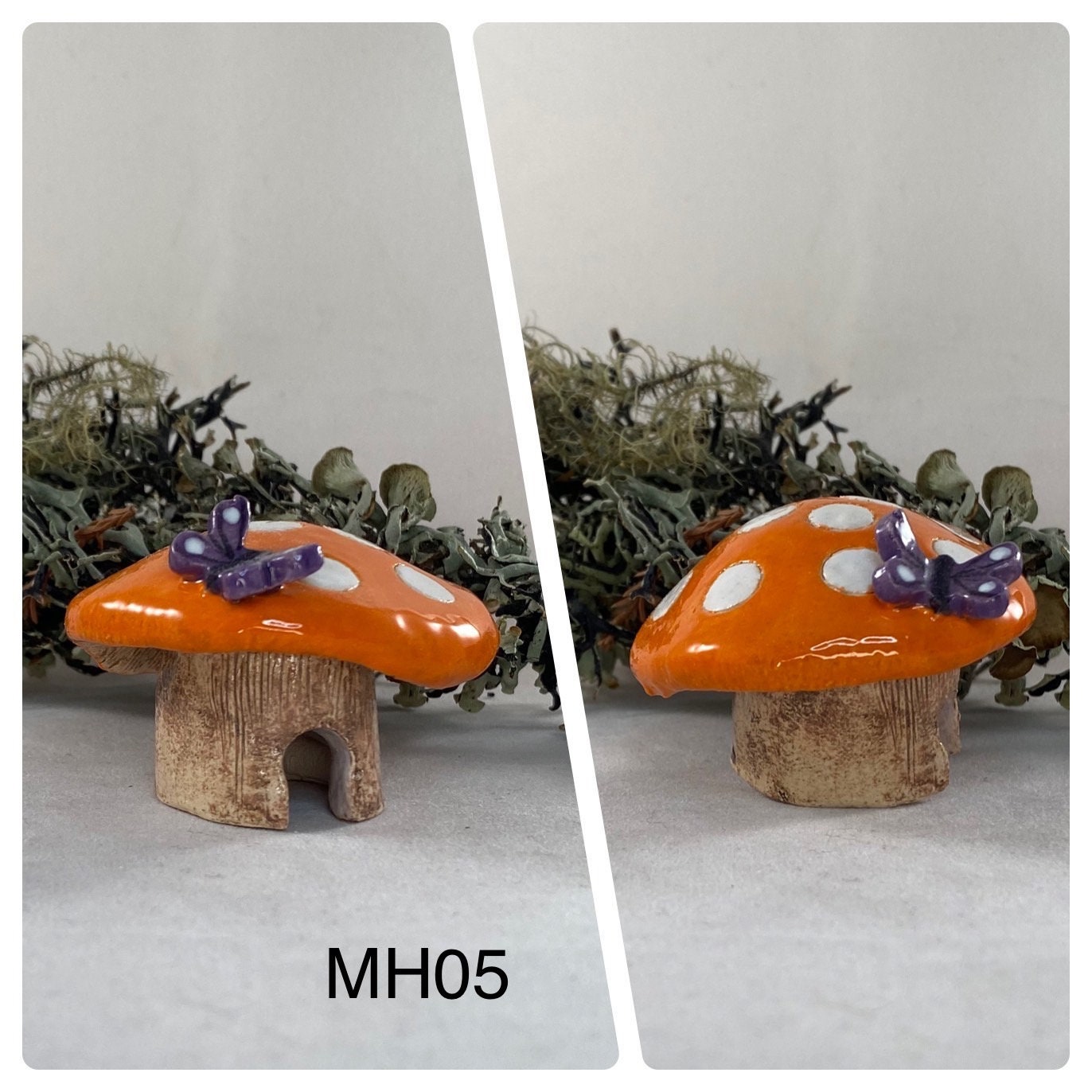 Outdoor/indoor Ceramic Toadstool House - Etsy