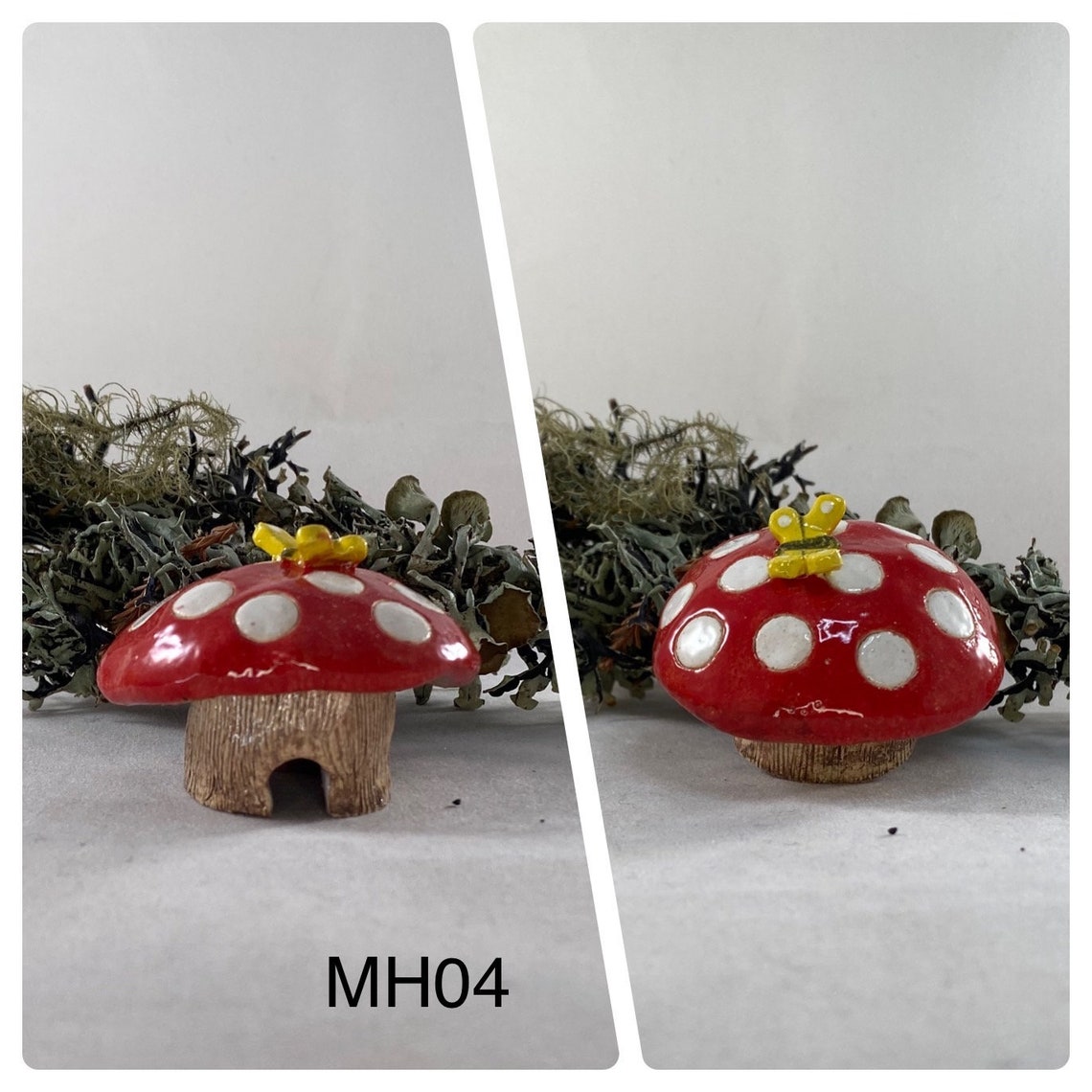 Outdoor/indoor Ceramic Toadstool House - Etsy