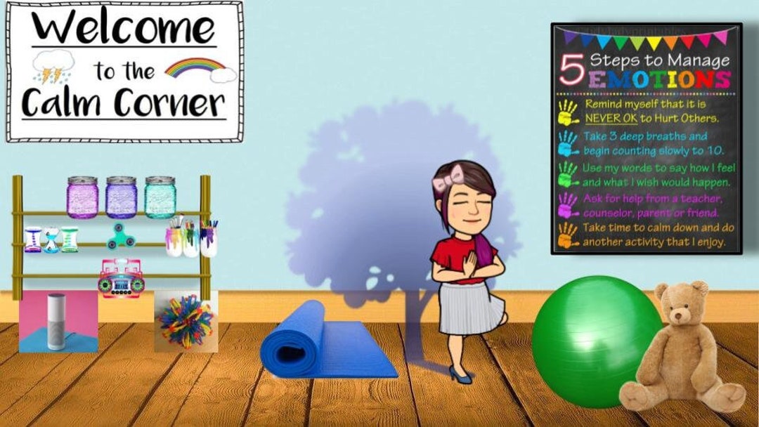 Virtual Playroom Calm Corner Slide - Etsy