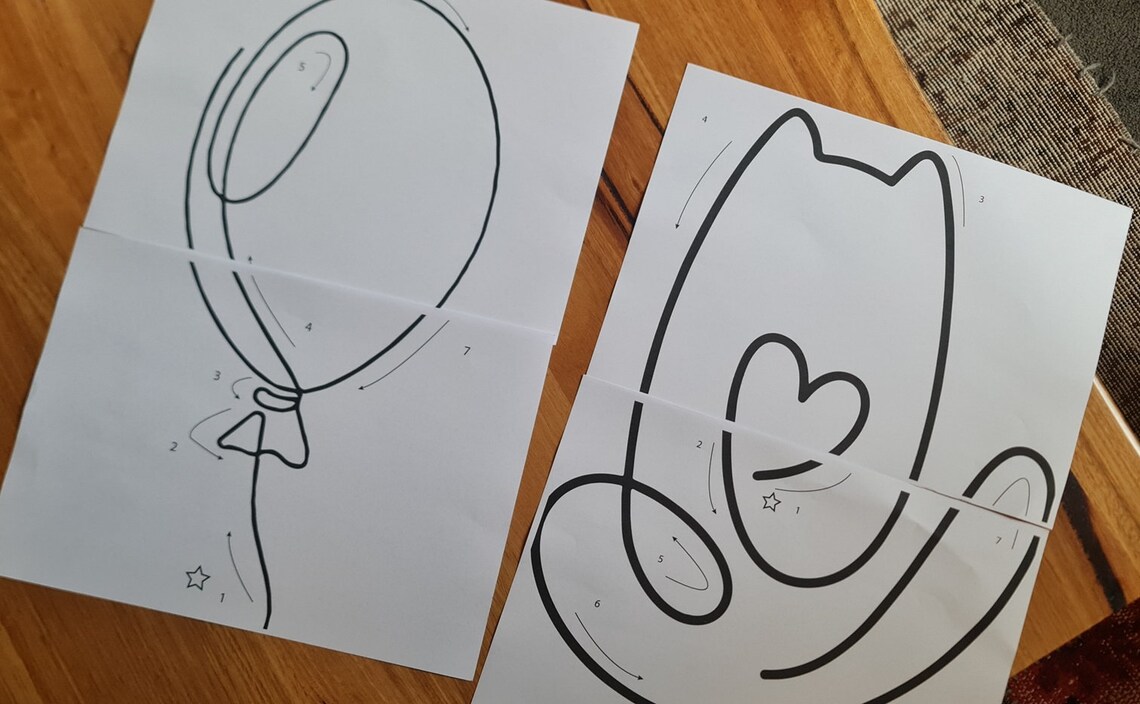 Large Template Designs, Knitted Wire Art Template Letter Wire Template ...