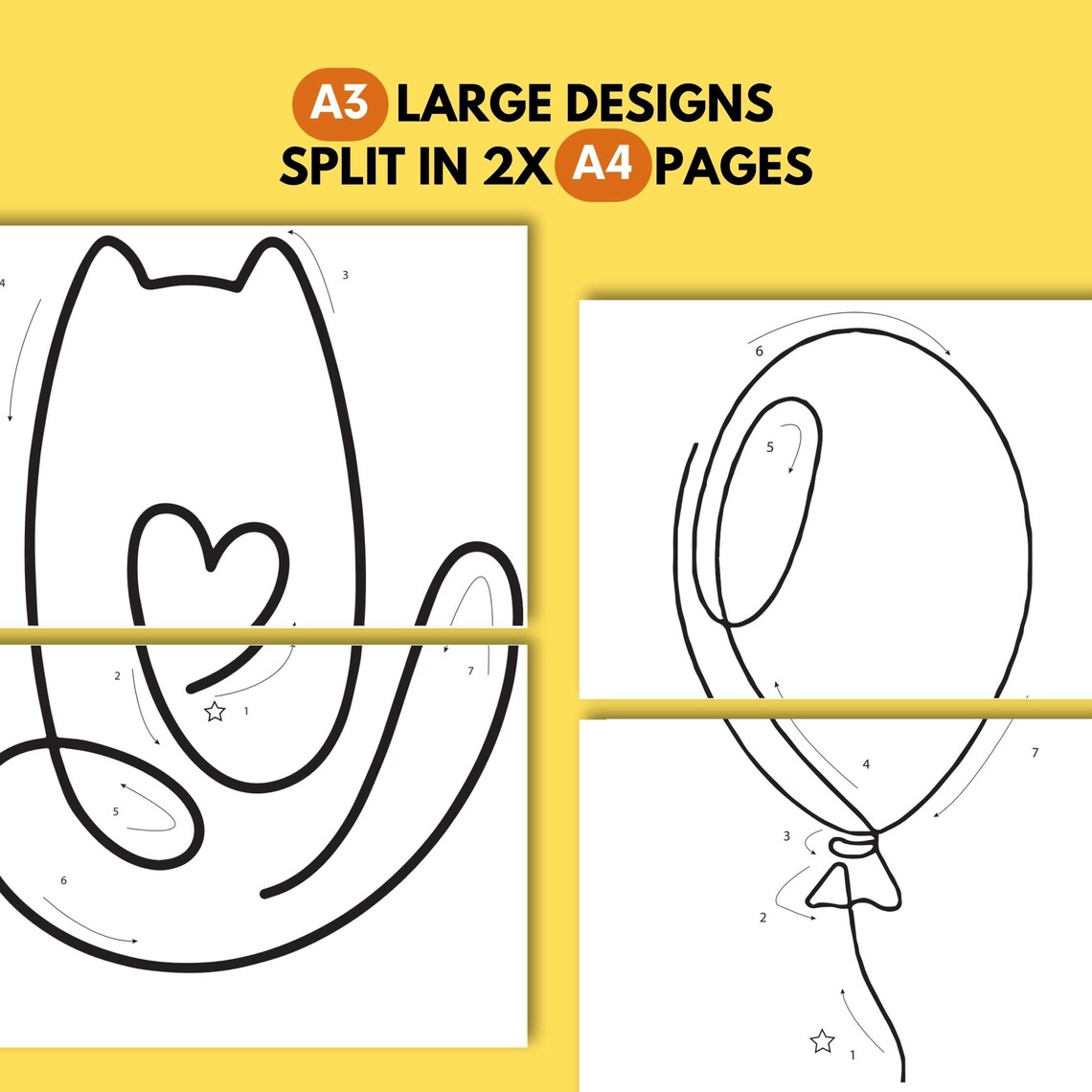 Large Template Designs, Knitted Wire Art Template Letter Wire Template ...