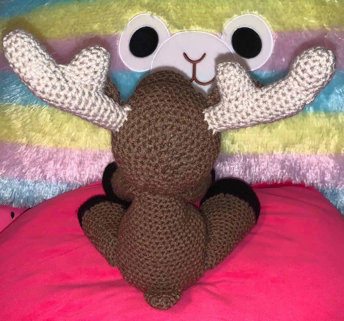 Crochet moose amigurumi moose crochet stuffy | Etsy