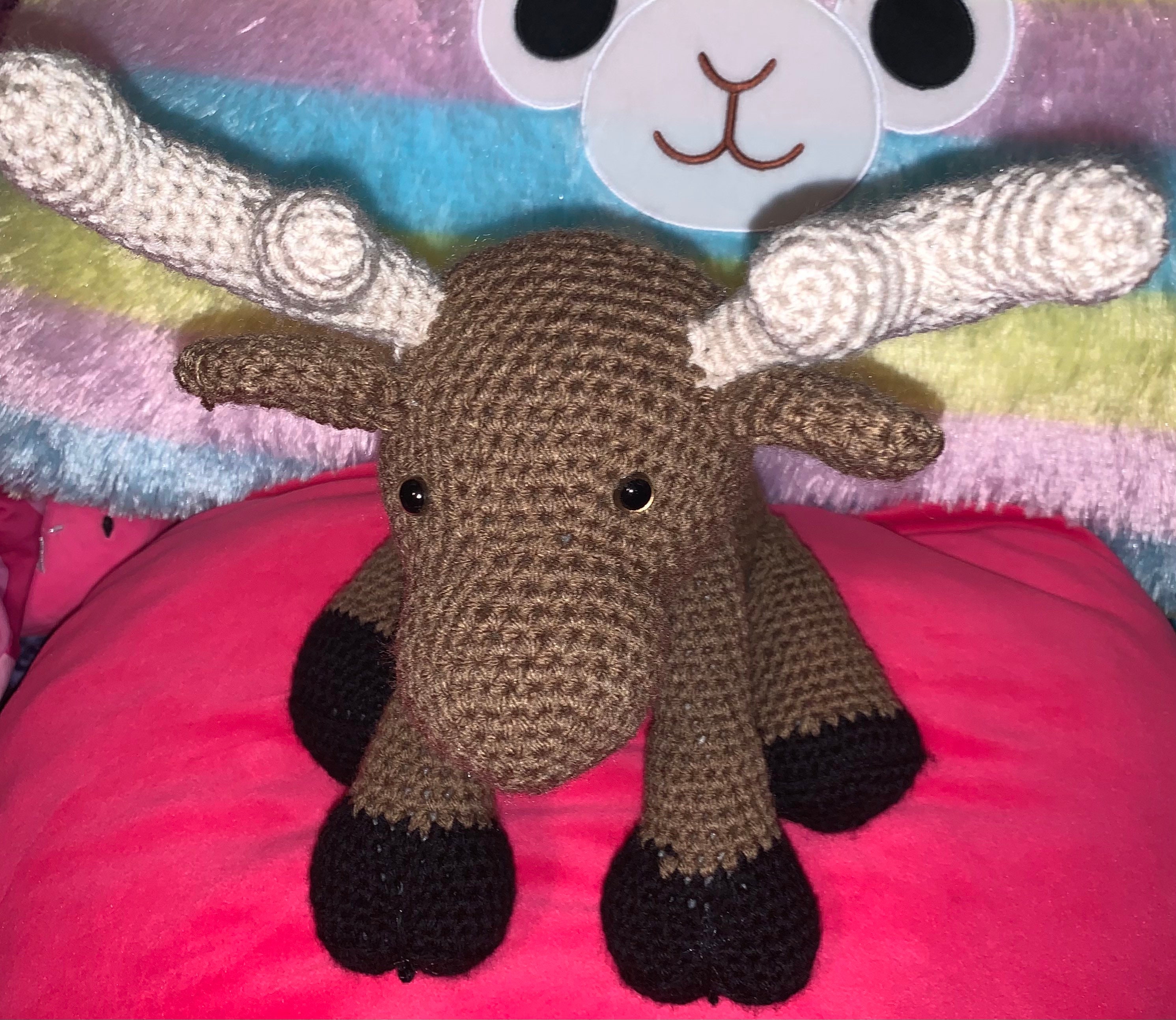 Crochet moose amigurumi moose crochet stuffy | Etsy