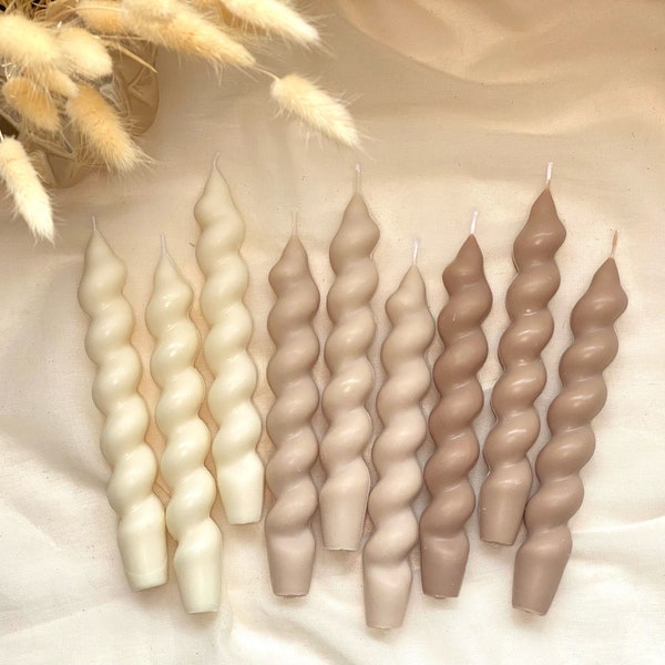 Twisted Candle - Etsy