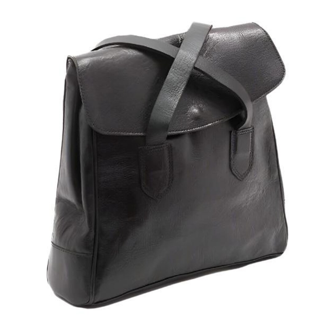 Cleo – Black Convertible Leather Backpack | 2-in-1 Handcrafted Bag - Etsy