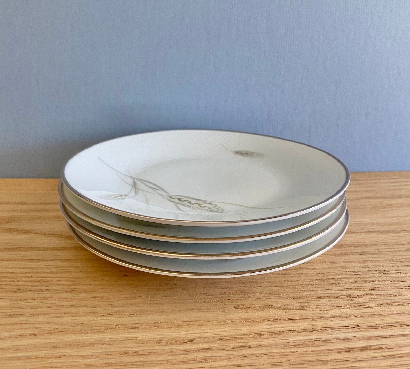 Rosenthal Regina Platinum Vintage Fine China Set of 4 Bread Plates With ...