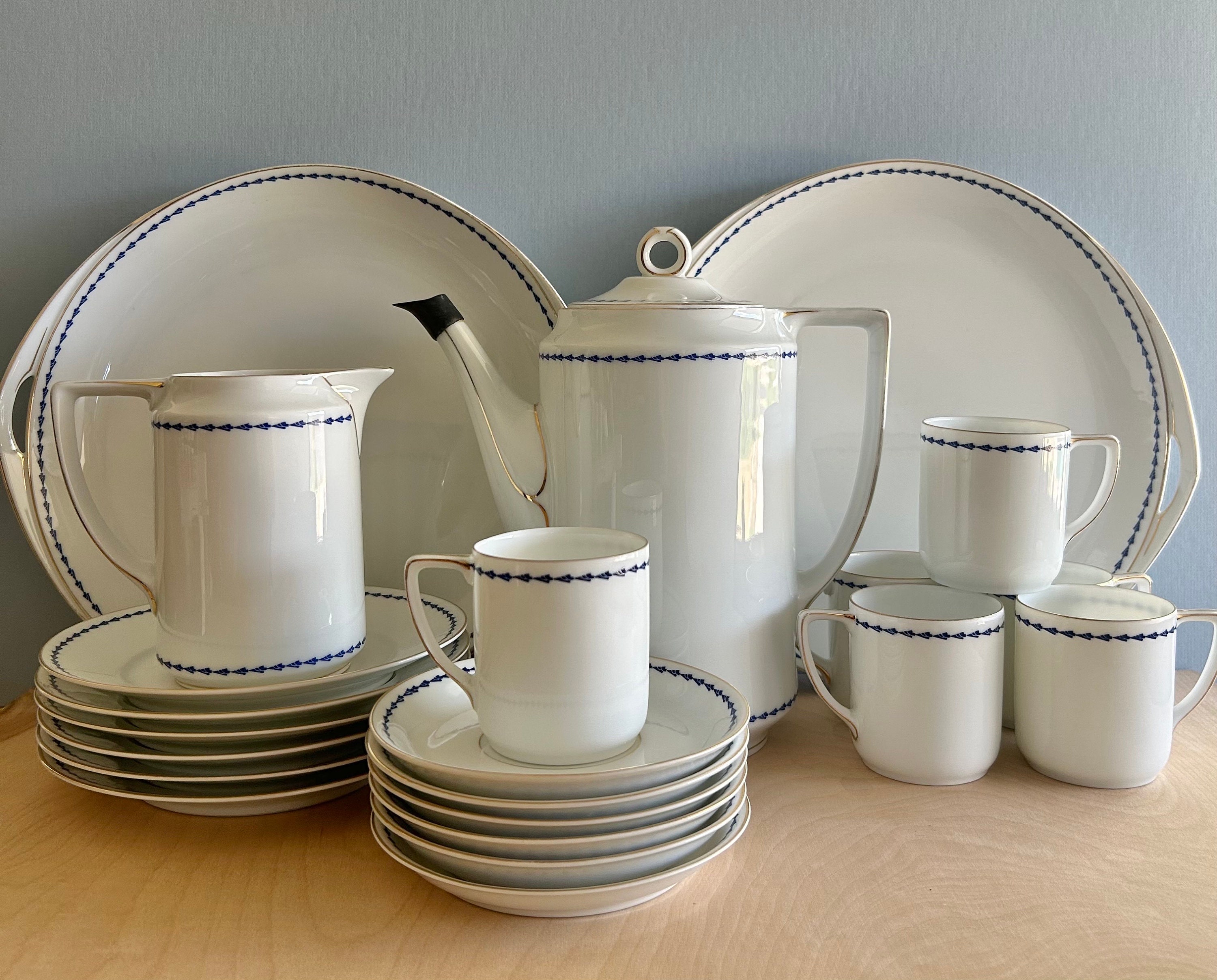 Rosenthal Donatello Mid-century Dessert Set for 6 - Etsy