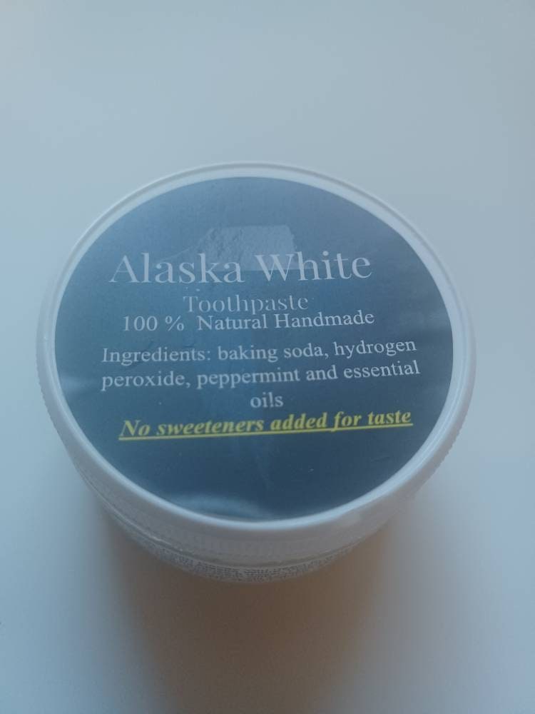 Alaska White Toothpaste With Black Seed and Tea Tree Oil - Etsy