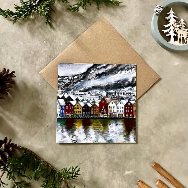 Norwegian Christmas Cards - Etsy