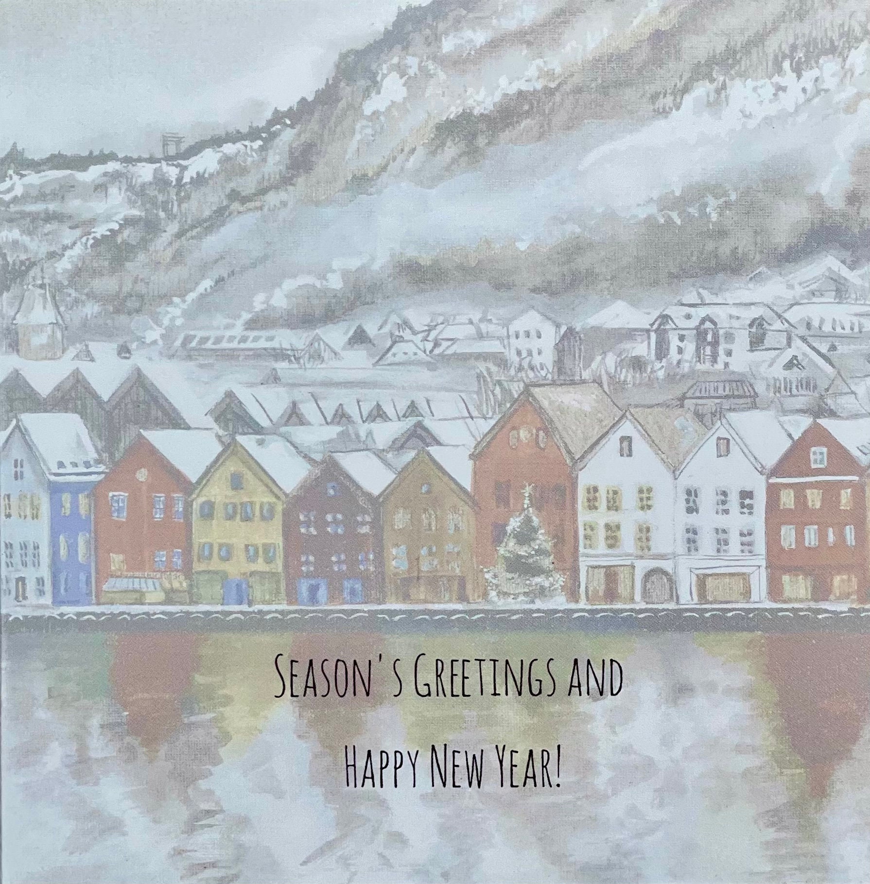 Pack of 5 Norway Art Christmas Cards winter Fairytale - Etsy