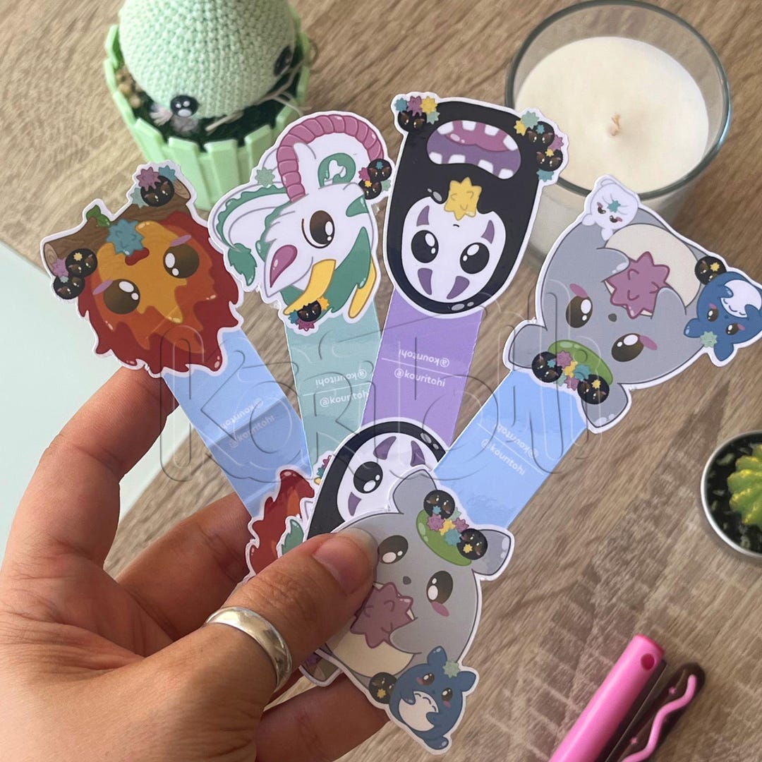 Studio Ghibli Fanart | Magnetic Bookmark - Etsy