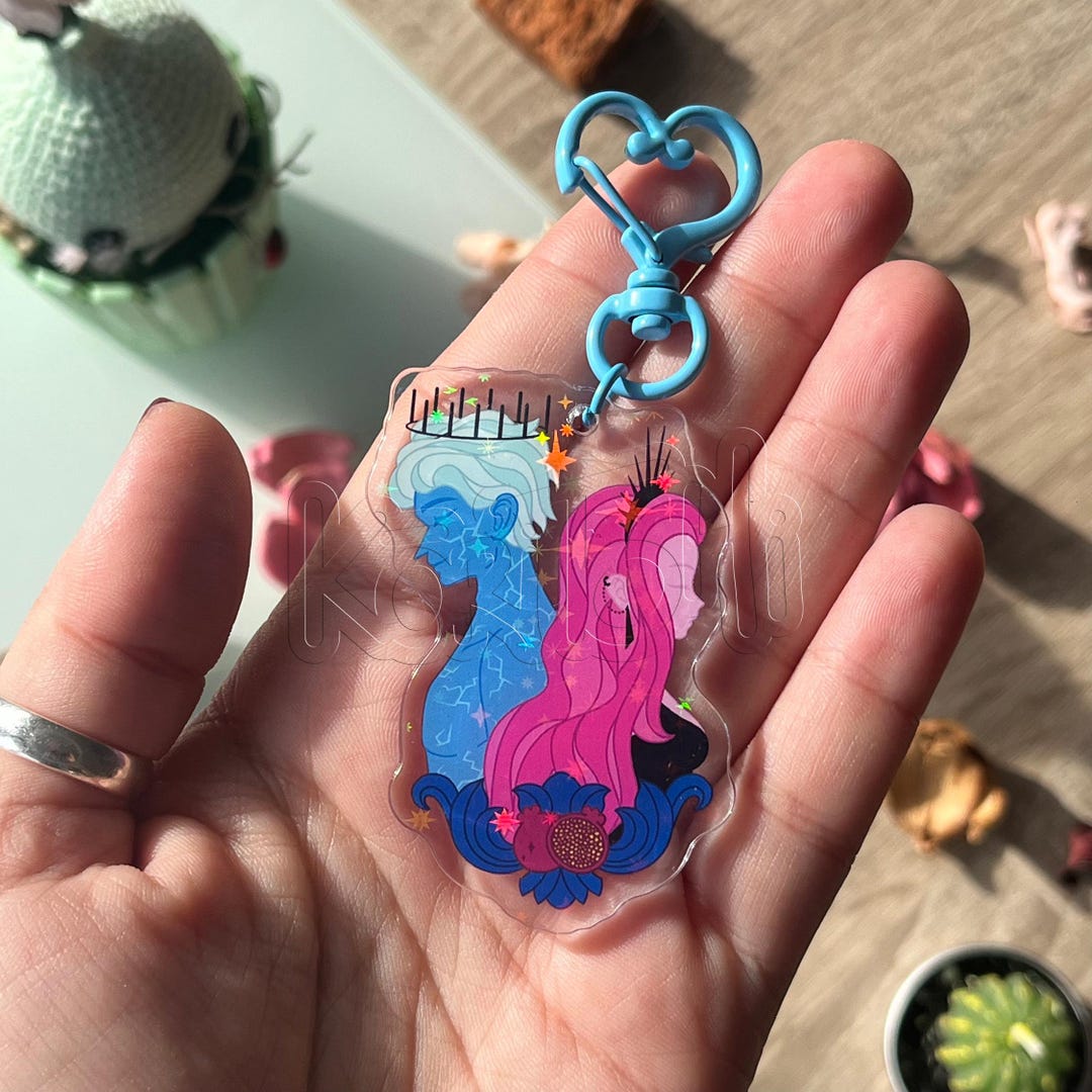 Keychain Hades and Persephone Lore Olympus - Etsy