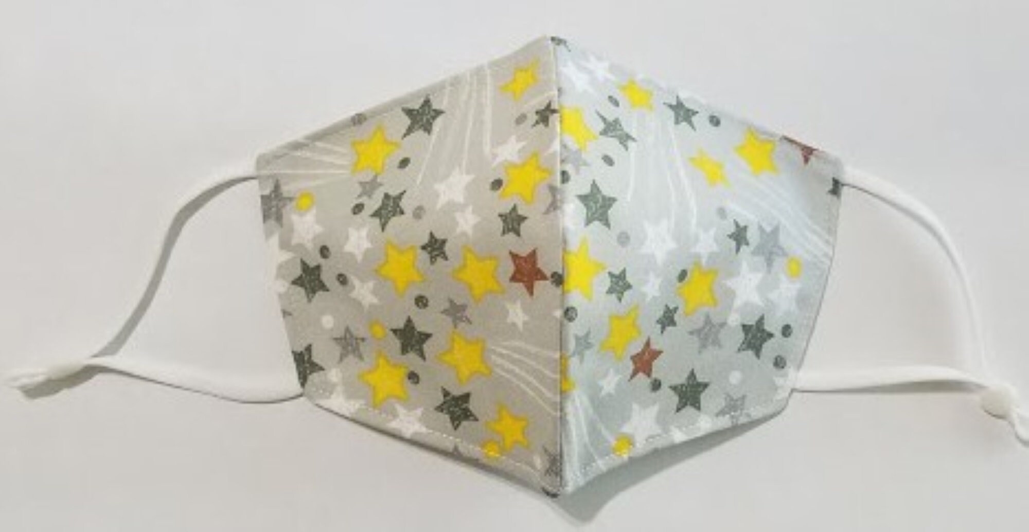 Star Kids Face Masks, Hand Made, 100% Cotton, Triple Layered ...