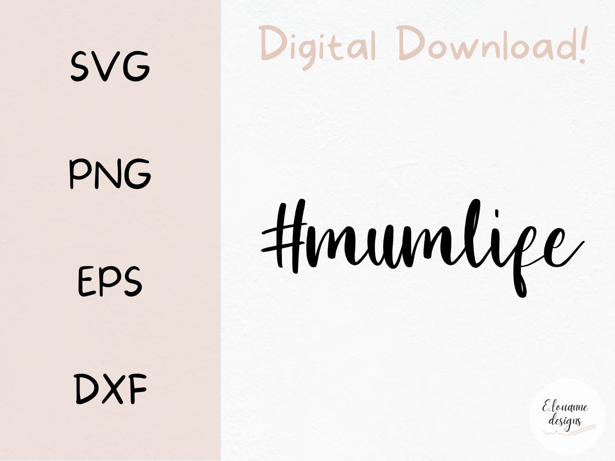 Mum Life SVG / Archivos digitales / Mumlife SVG / Mumlife SVG - Etsy España