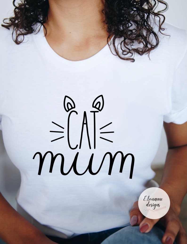 Cat Mum SVG Digital Files Cat Lover SVG Cat SVG - Etsy