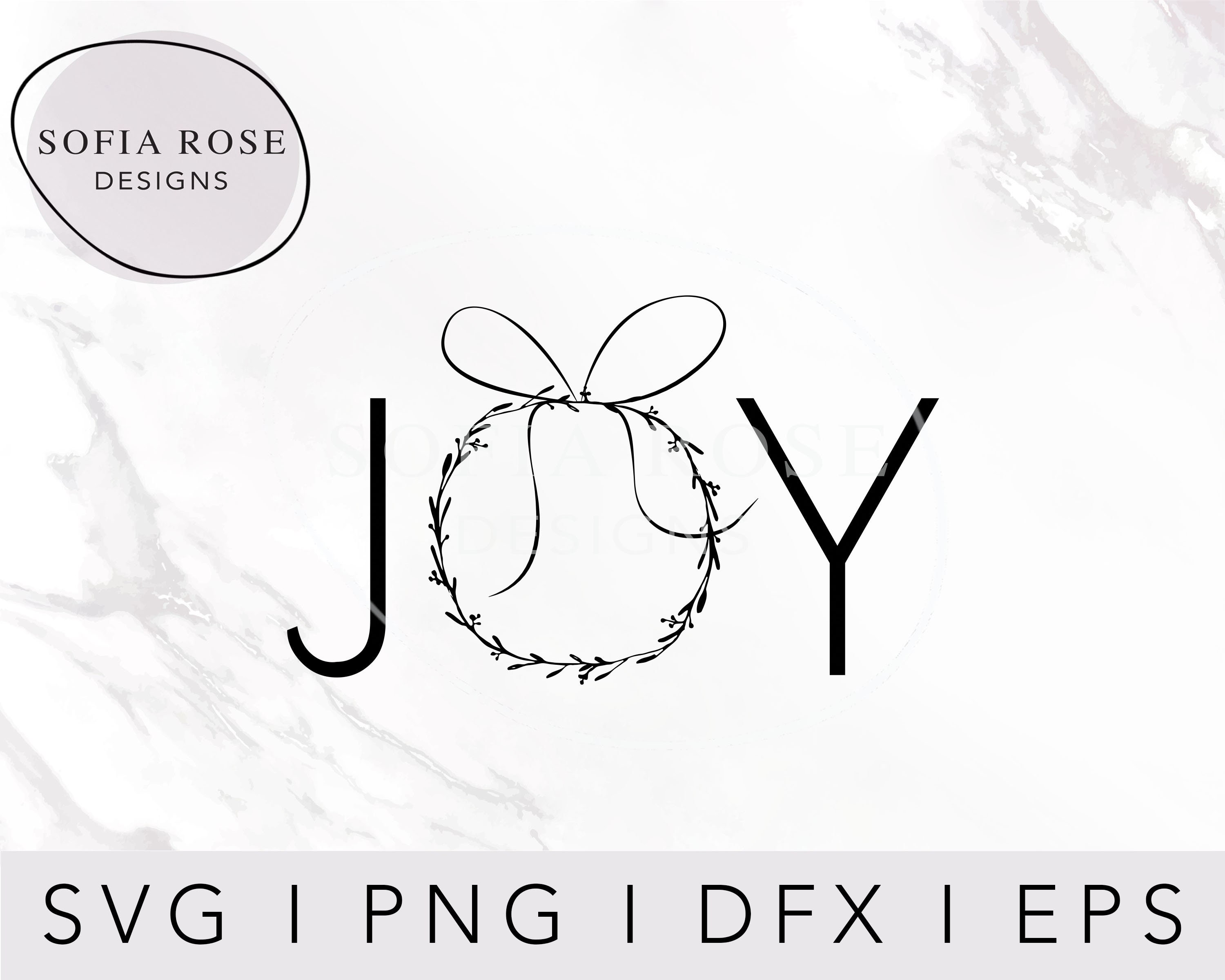 JOY SVG, Christmas SVG, Wreath Svg, Holiday Svg, Winter Svg, Cricut Cut ...
