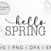 Spring SVG, Hello Spring SVG, Spring Blooms Svg, Spring Time SVG ...