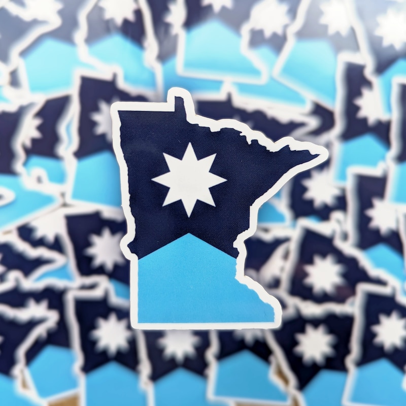 Minnesota Flag Lapel Pin - Etsy