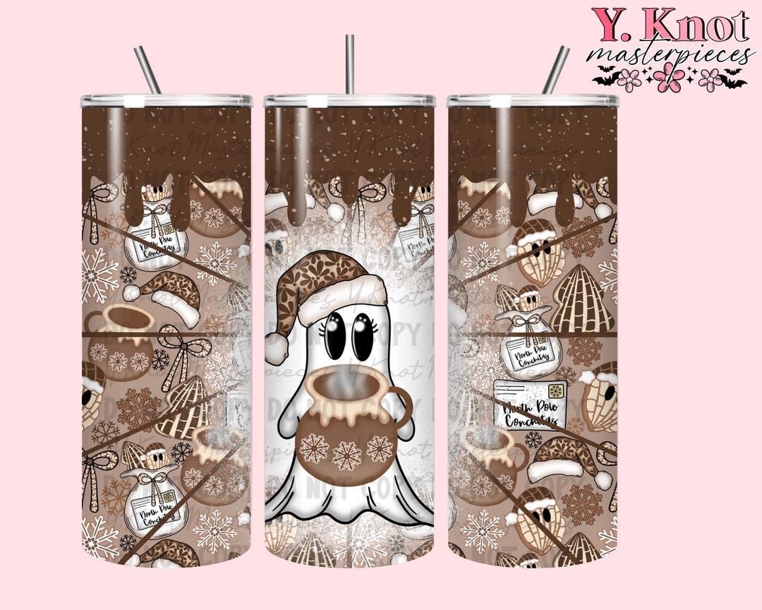 Cafecito Y Conchas, 20oz Tumbler Wrap, Latina Tumbler Png, Taza De ...