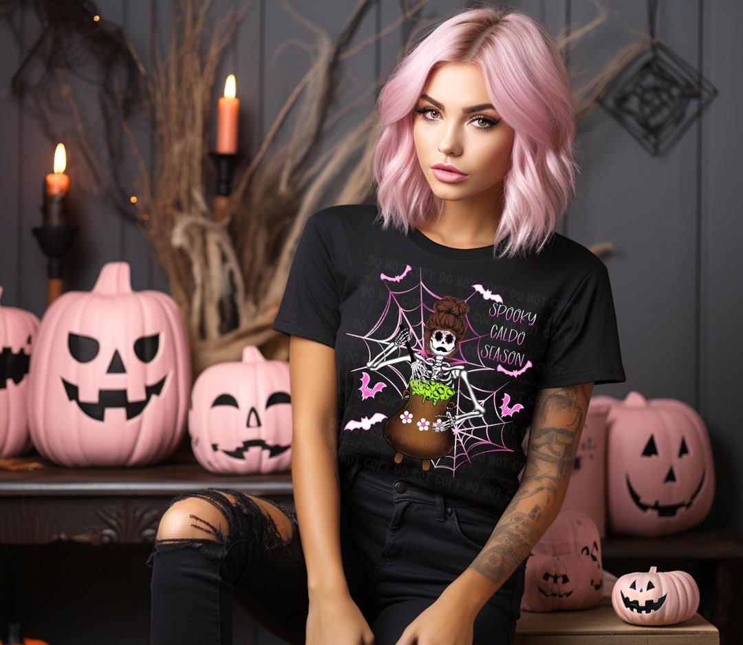 Brujita PNG, Cauldron Png, Halloween Png Bundle, Sublimation Png, DTF ...