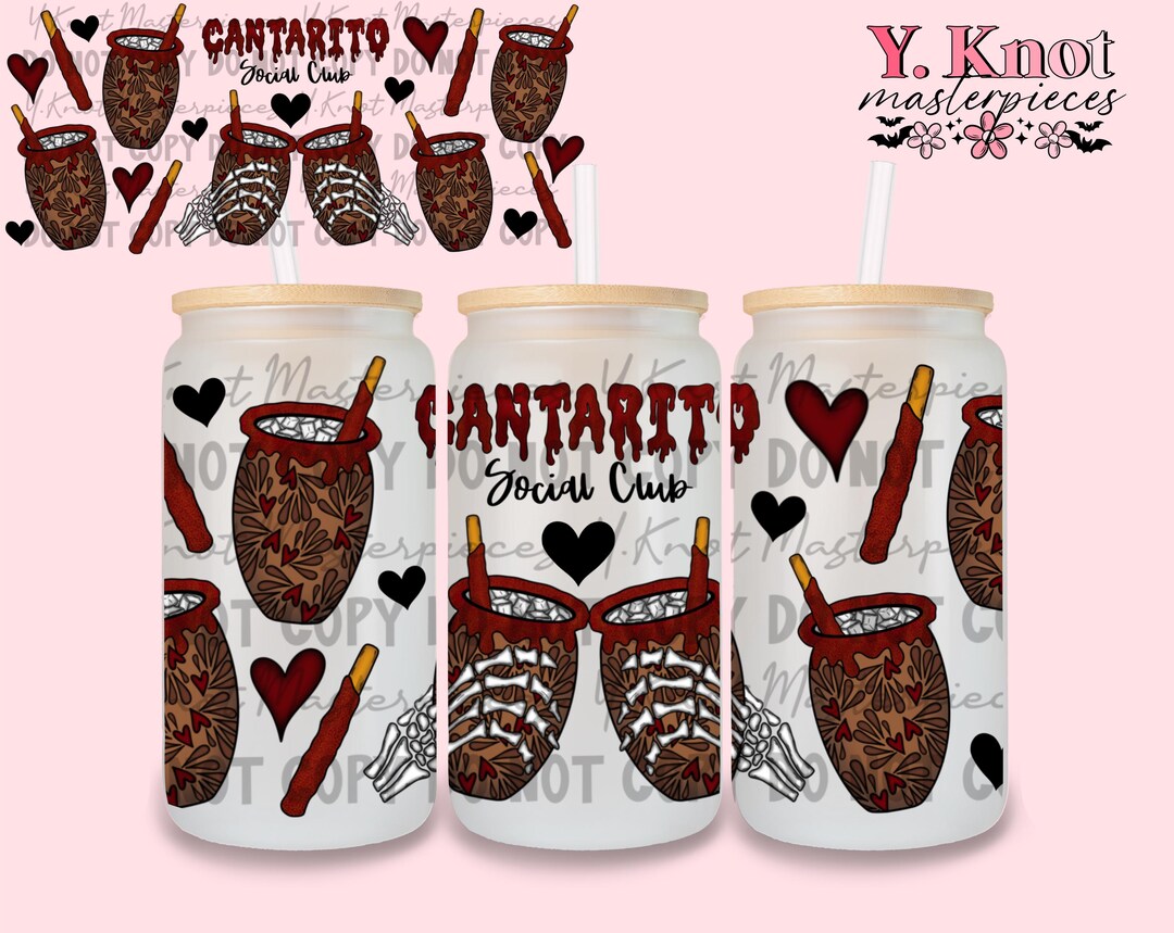 Mexican Barro Png, Talavera Png, Cantarito Cups, 16 Oz Glass Can Wrap ...