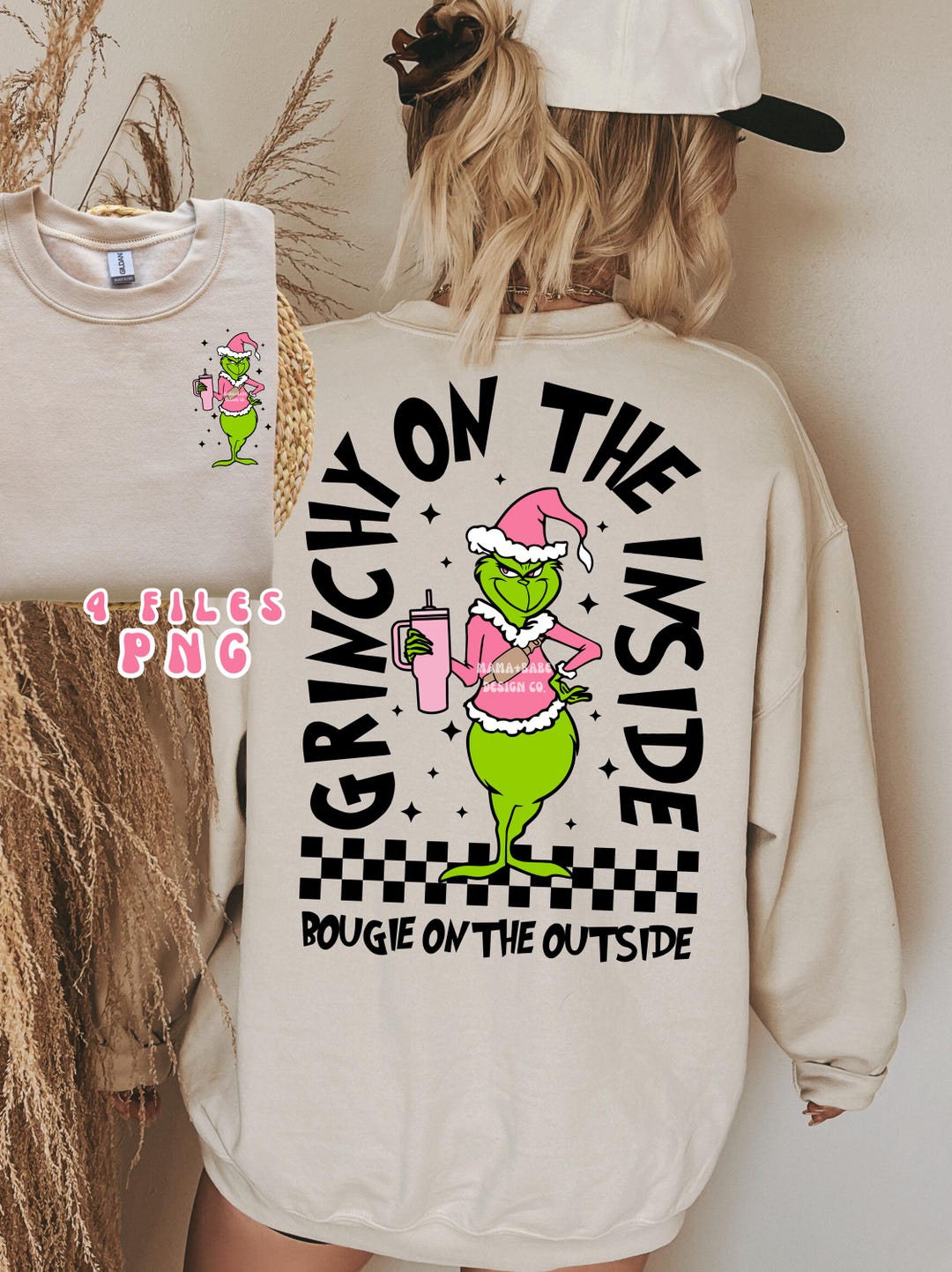 PNG Grinchy on the Inside Bougie on the Outside // Grinch Christmas ...