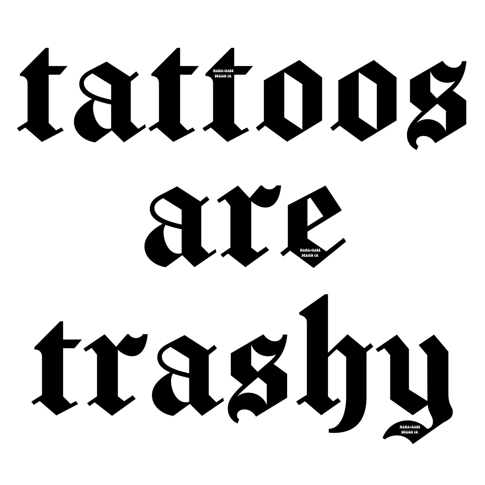 SVG Tattoos Are Trashy // Tattoo Y2K Tattoos, Trendy Tattoo SVG, Trashy ...