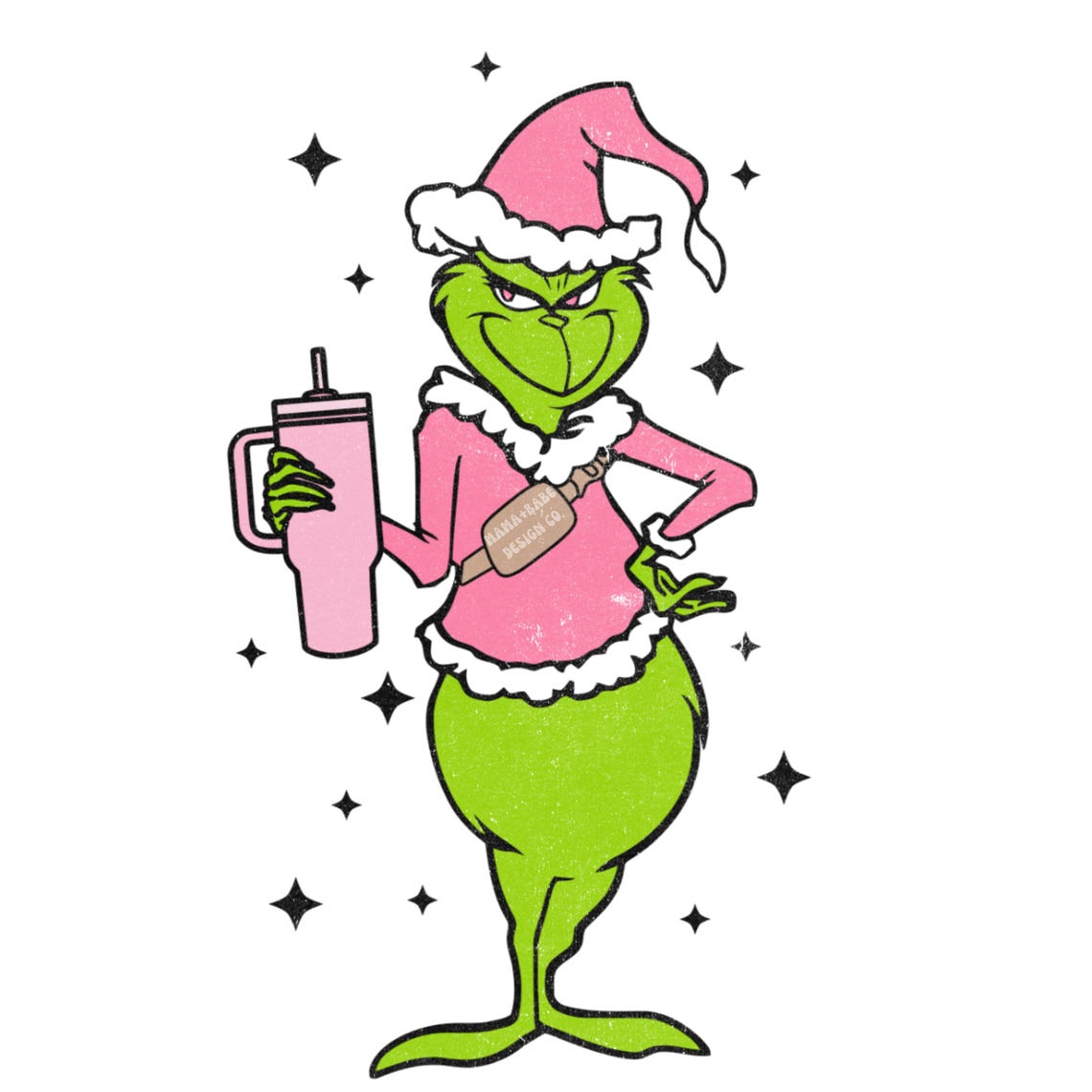 PNG Grinchy on the Inside Bougie on the Outside // Grinch Christmas ...