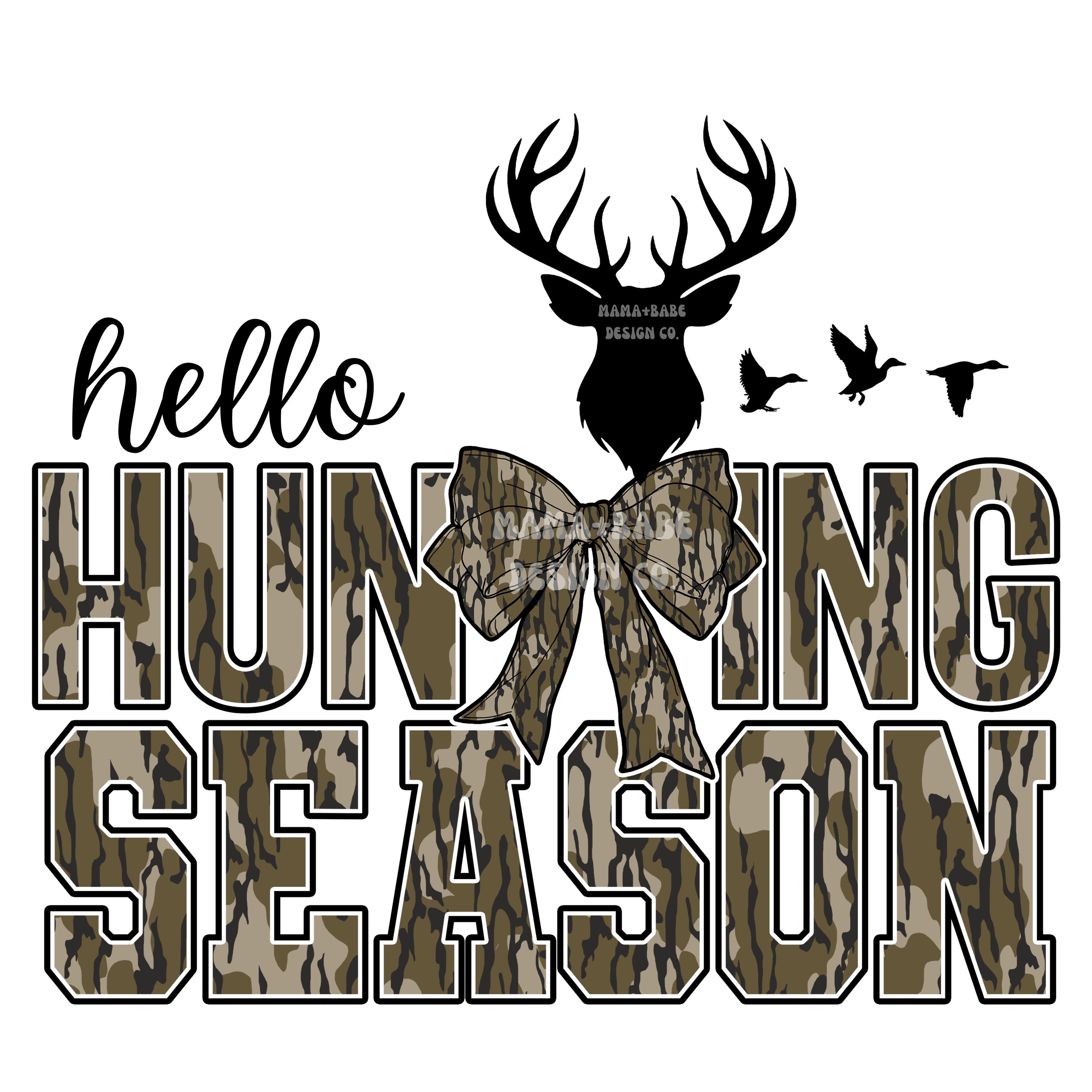 PNG Hello Hunting Season // 5 Bundle Digital Files Hunting Season ...