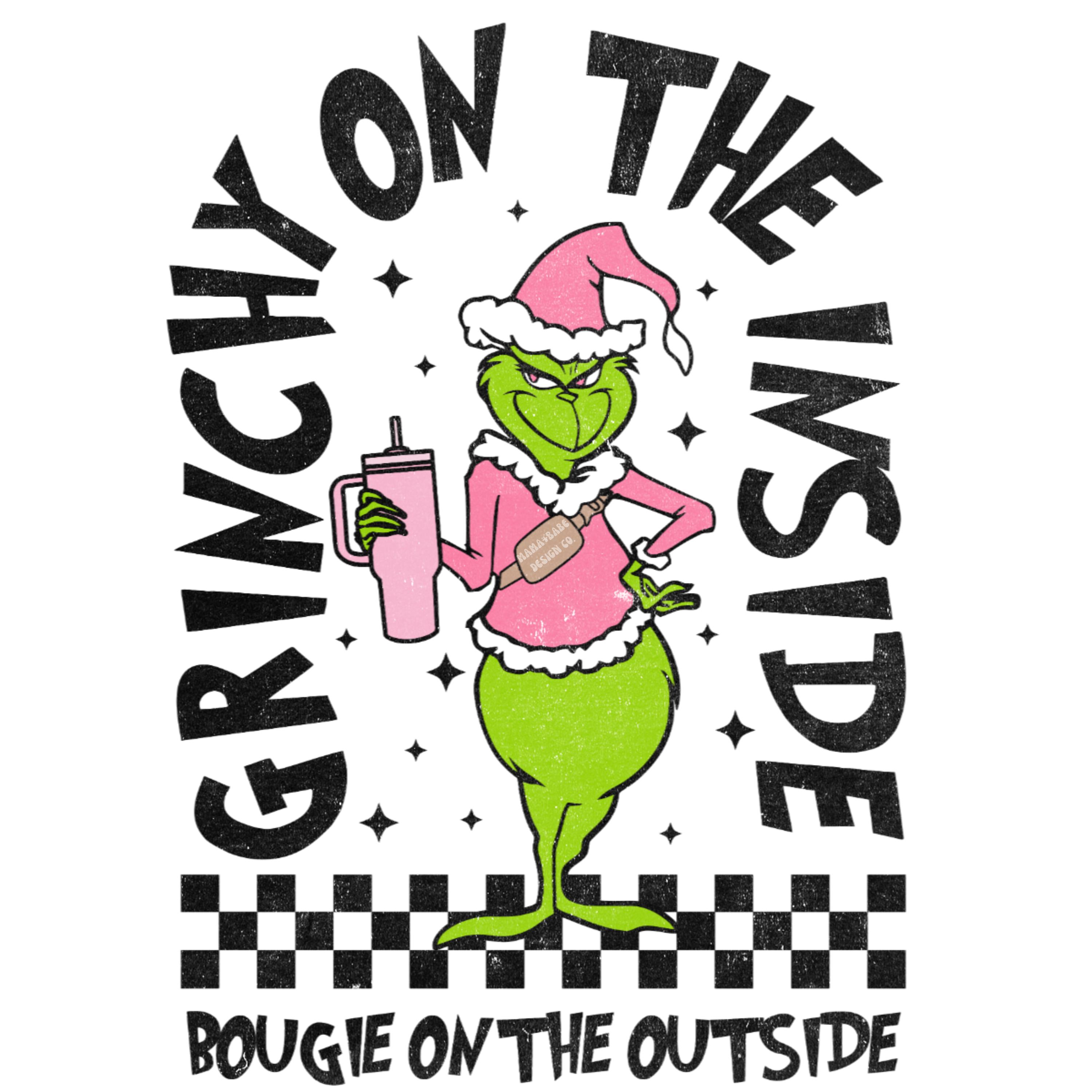 PNG Grinchy on the Inside Bougie on the Outside // Grinch Christmas ...