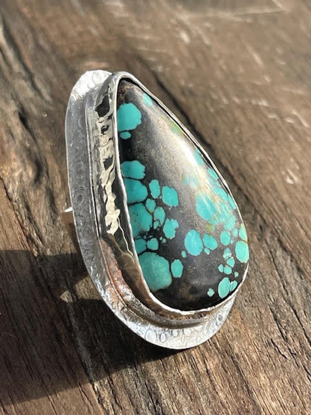 Protection and Good Luck Hubei Turquoise Statement Ring - Etsy