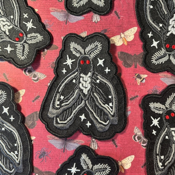 Mothman Patch - Etsy