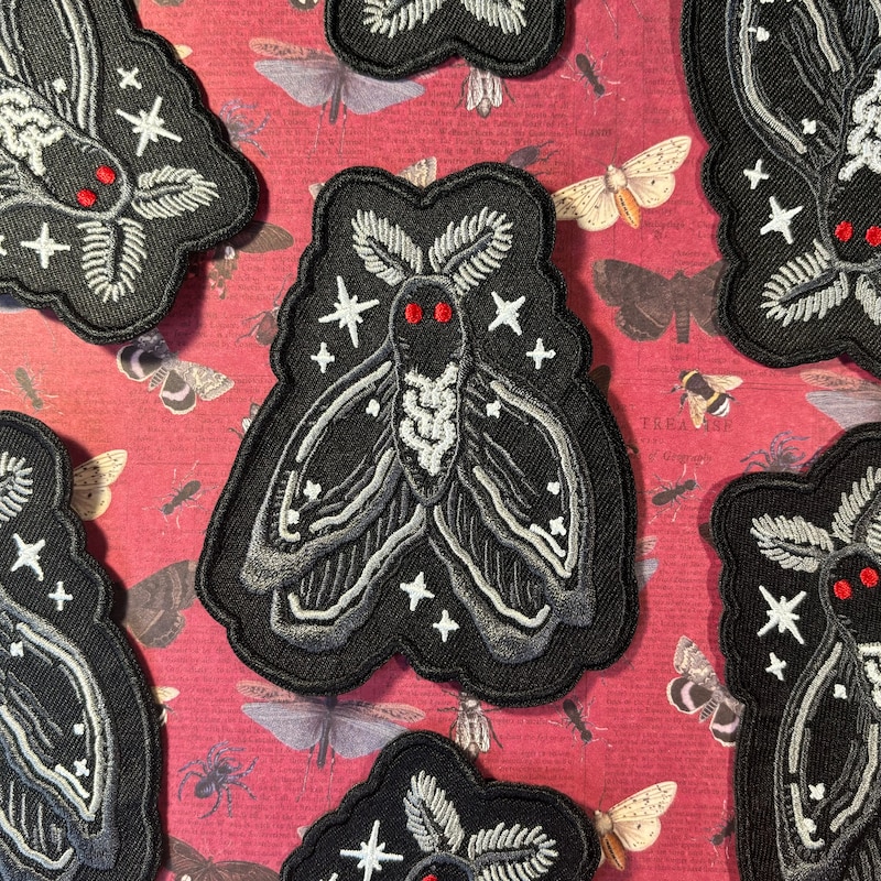Mothman Patch - Etsy