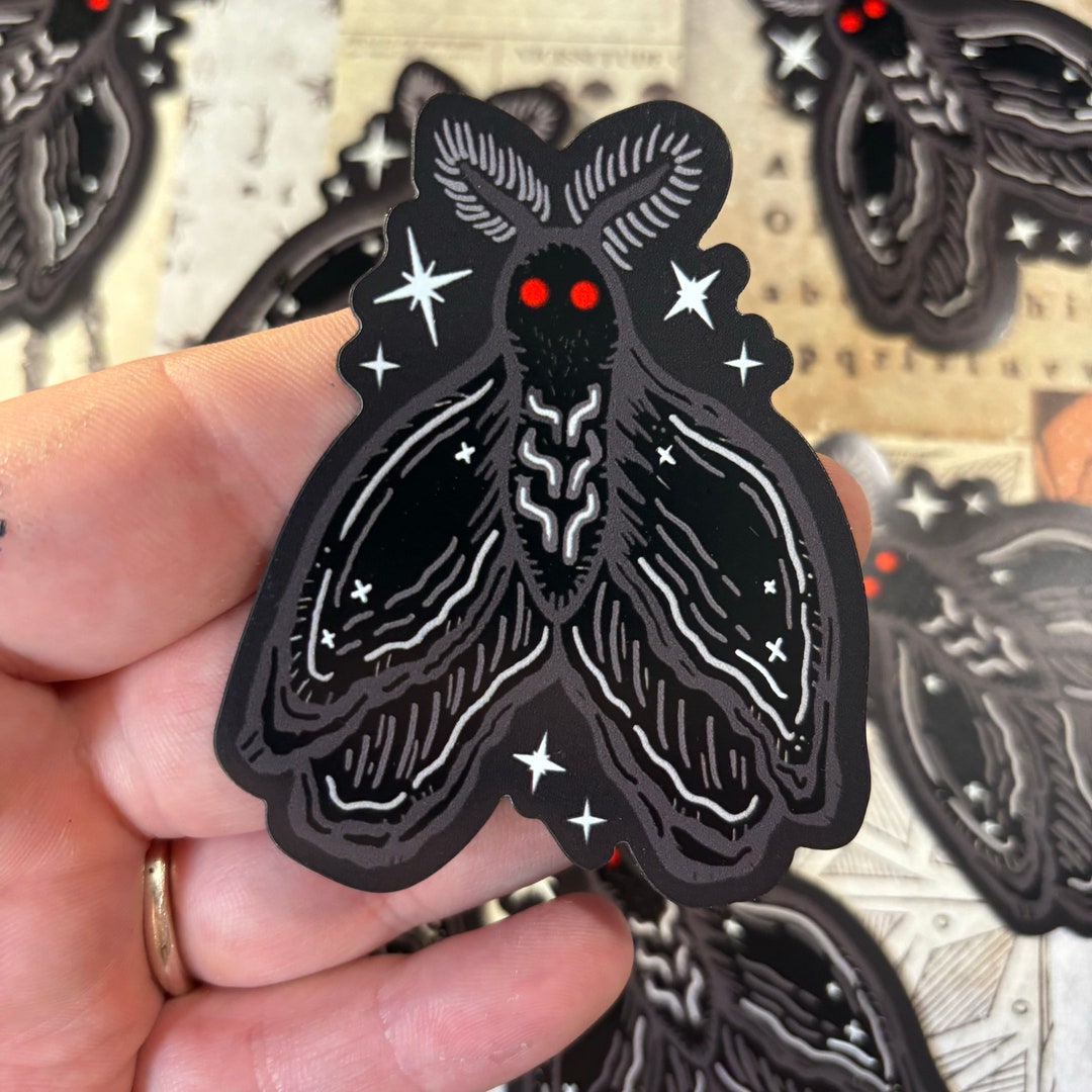 Mothman Magnets // Horror Fridge Magnet // Spooky Fridge Magnets ...
