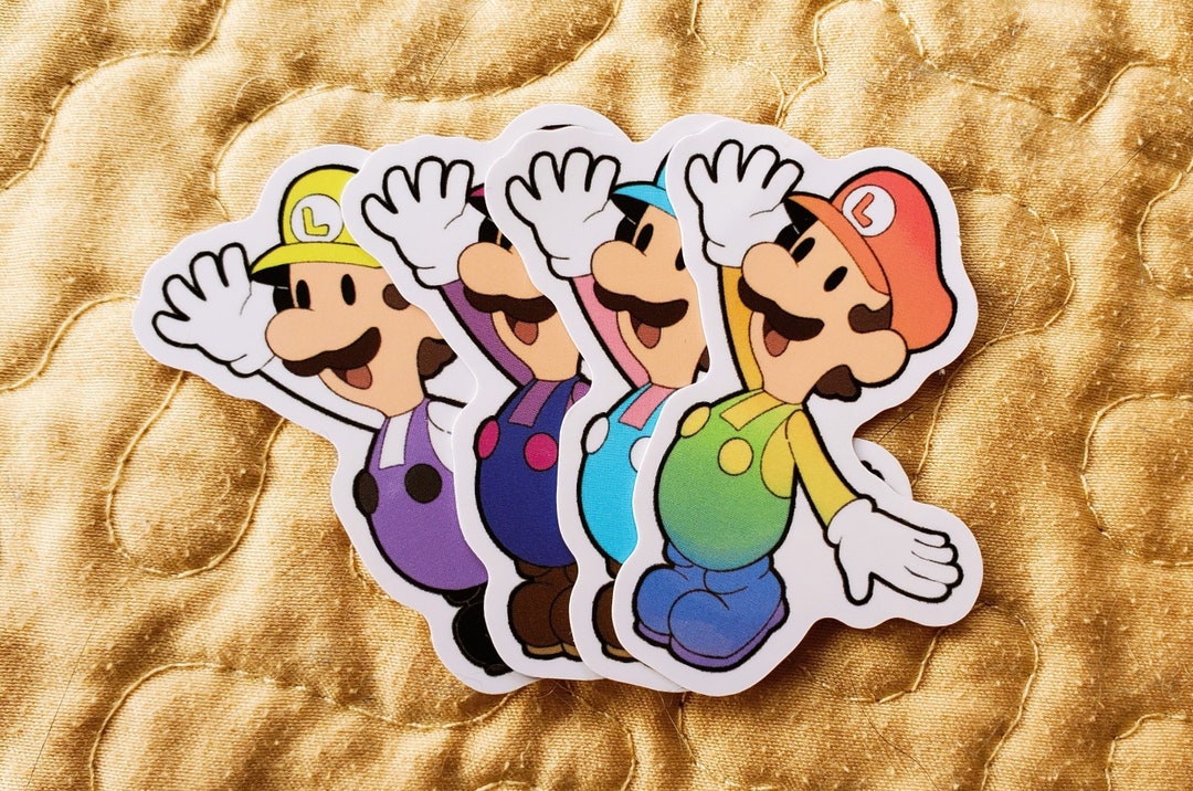 LGBT Luigi Inspired Stickers - Etsy